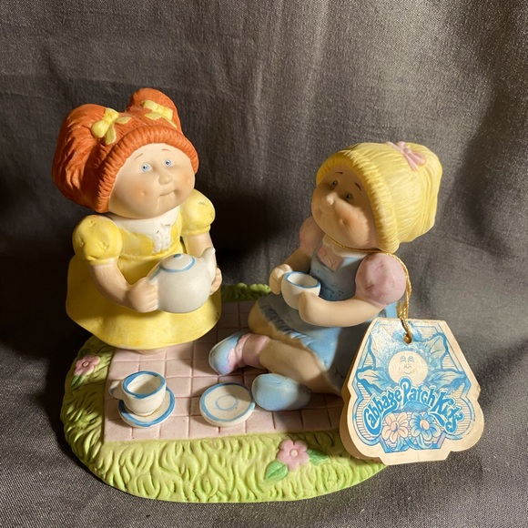 Extra Special | Accents | Cabbage Patch Kids Ceramic Figurine Picnic ...